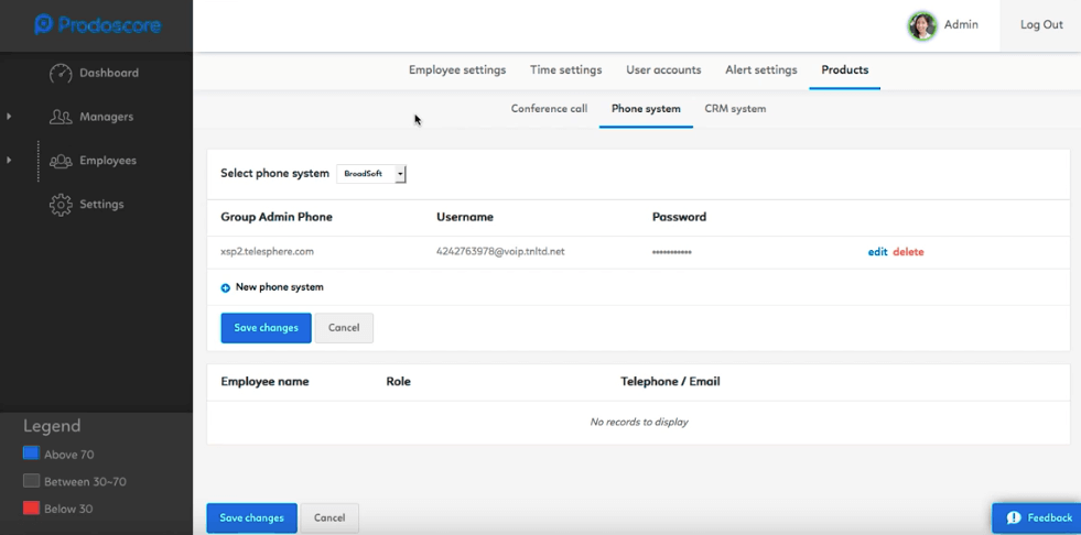 Prodoscore Vonage Integration - Prodoscore